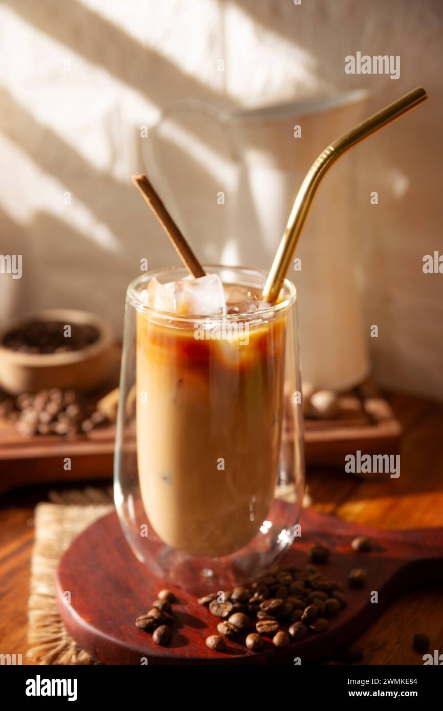 Double coffee hi-res stock photography and images - Alamy