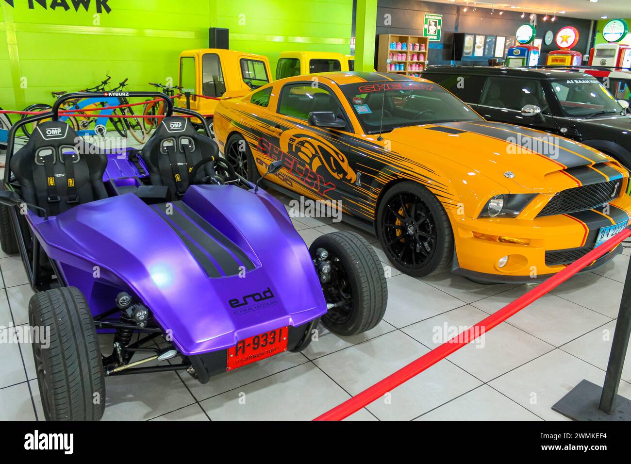 Pattaya, Thailand - November 25, 2020: Cool cars collection in the ...
