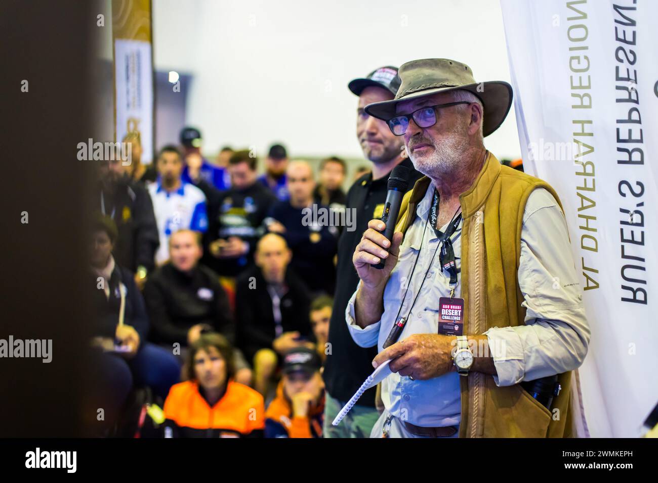 SPILLER John, during the starting order ceremony of the 2024 Abu Dhabi ...