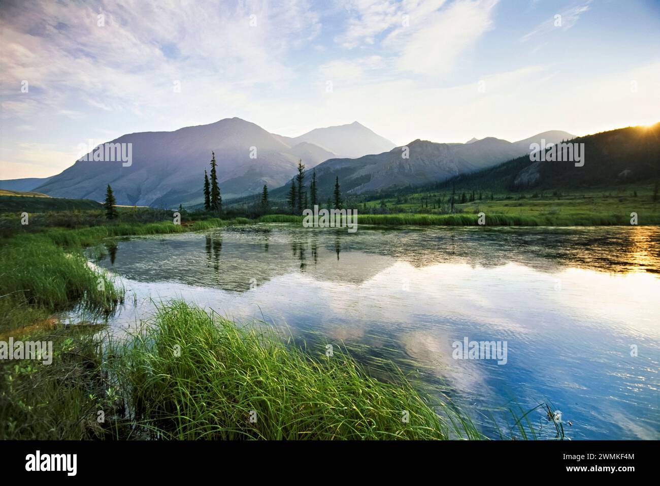 Scenic view in the Yukon Territory of Canada; Yukon, Canada Stock Photo ...