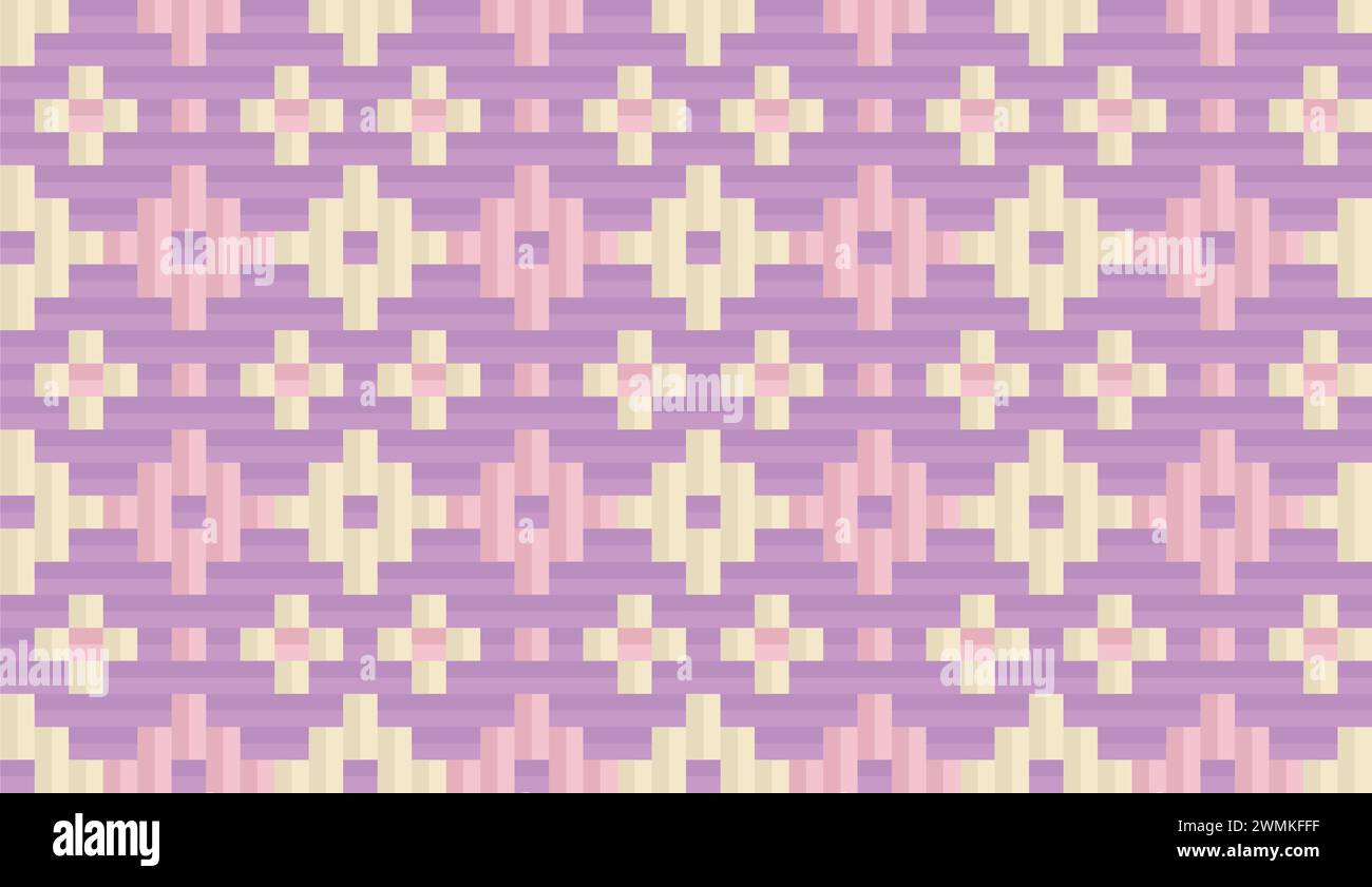 Seamless traditional woven pattern called Anyaman Stock Vector Image ...