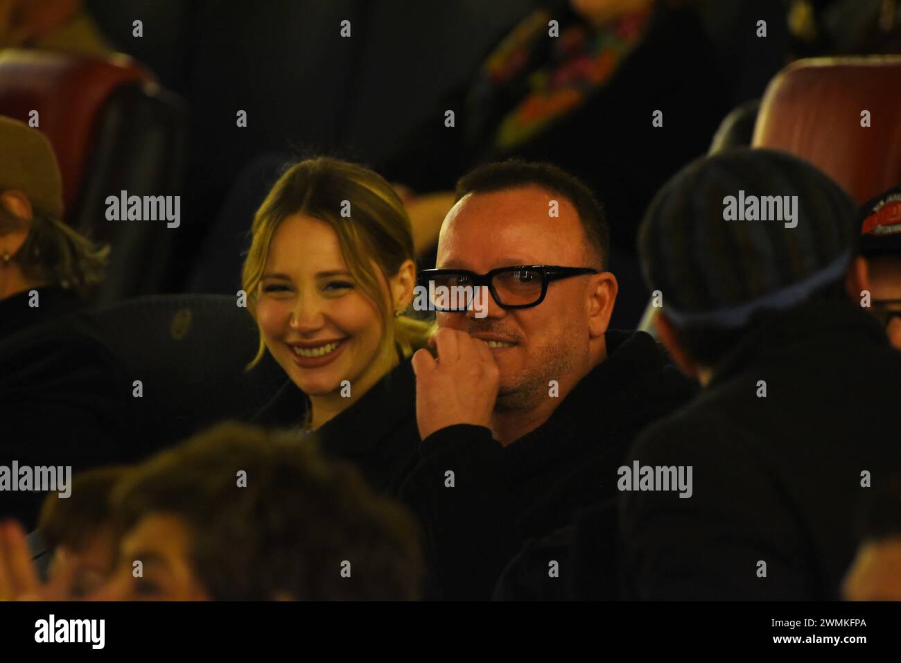 Naples, . 27th Feb, 2024. Caracas a film by Marco D'Amore first in ...