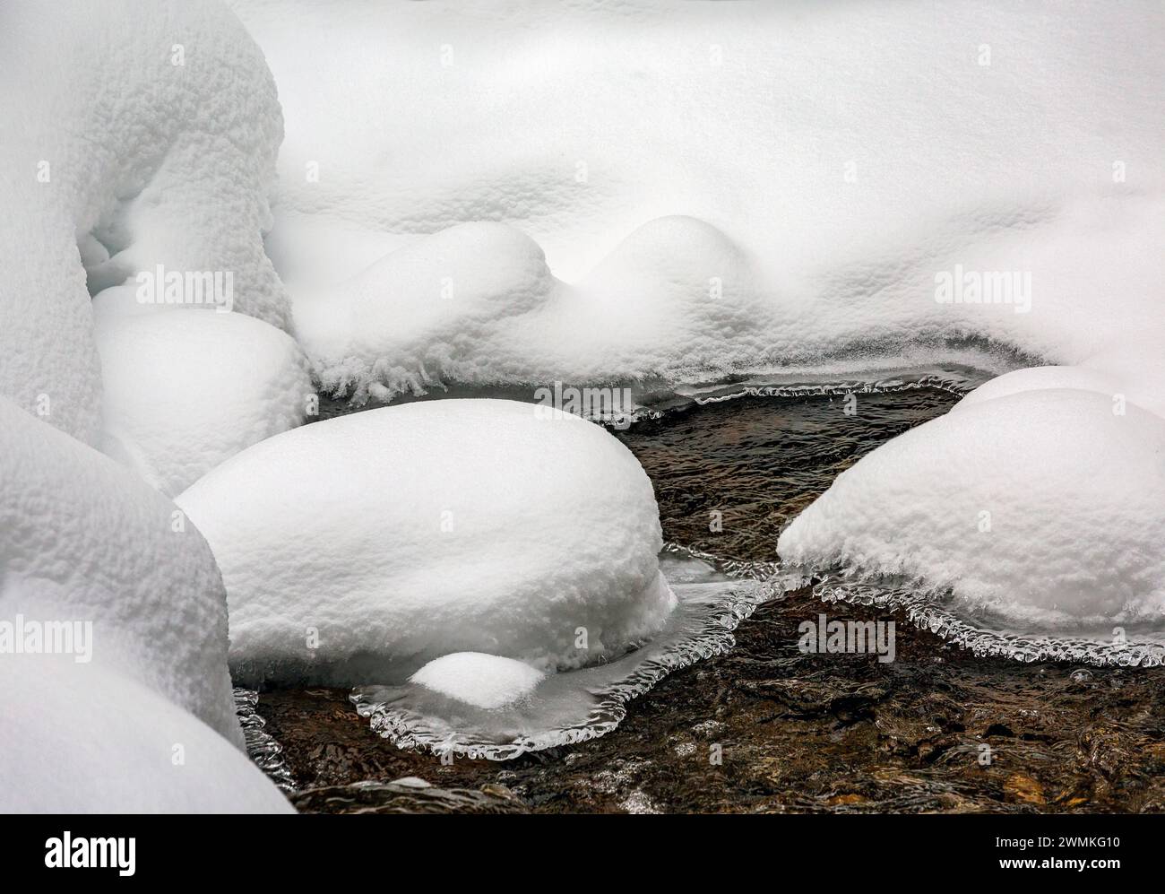 Water in stream along rocks hi-res stock photography and images - Alamy
