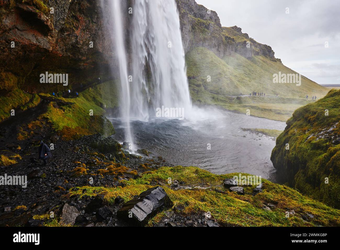 Seljalandsfoss Fall in Southern Iceland; Iceland Stock Photo - Alamy