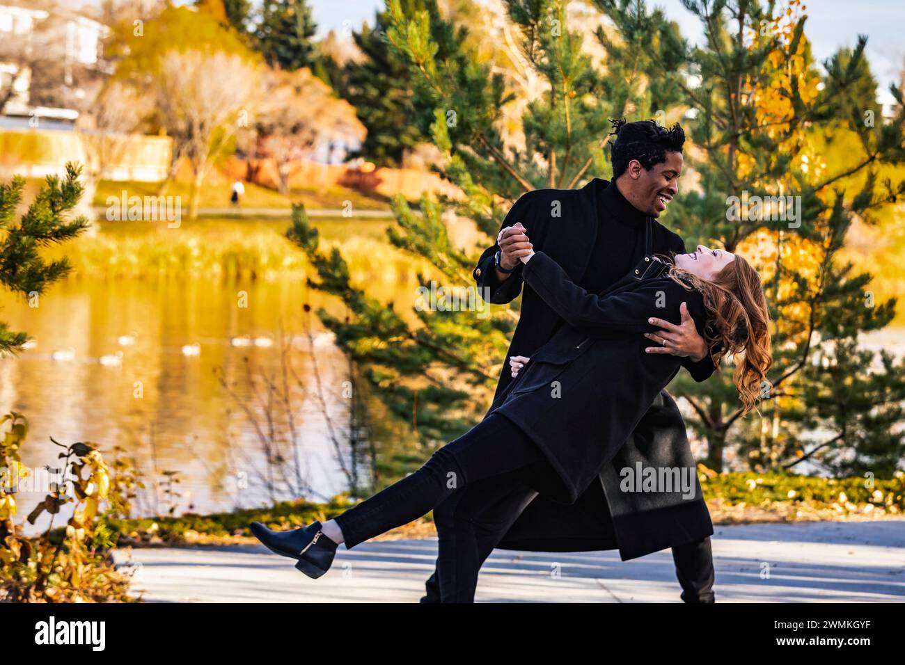 Two men dancing together hi-res stock photography and images - Alamy