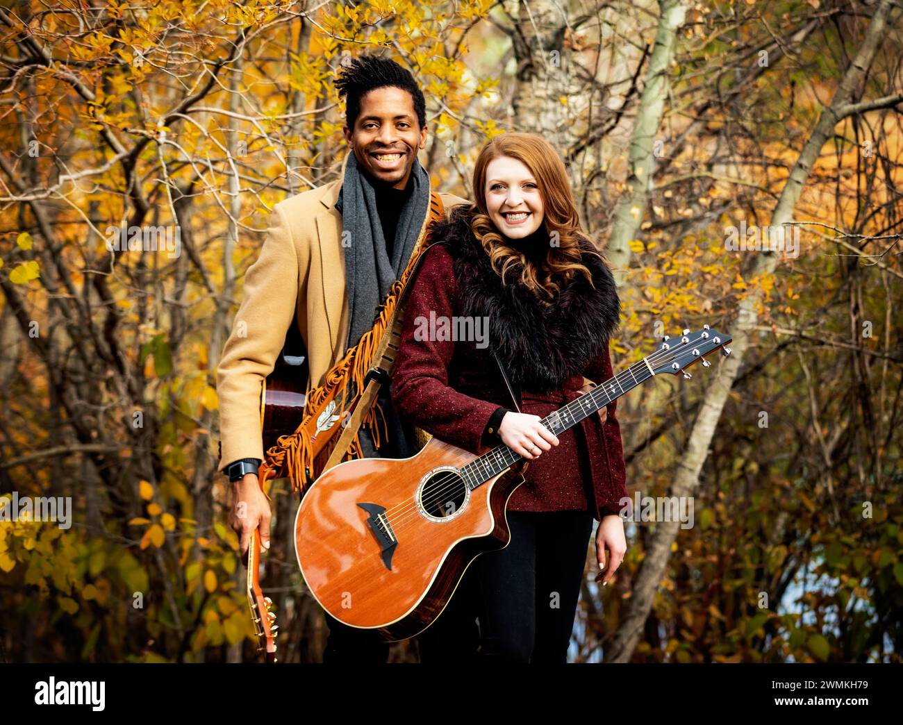 Couple of young musicians hi-res stock photography and images - Alamy