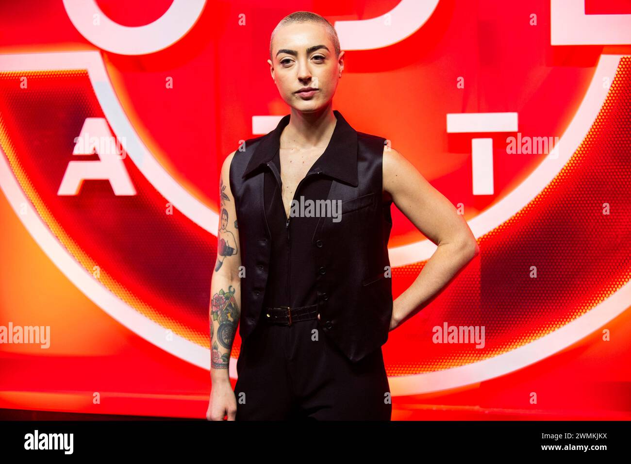 Natalie Liconti arrives at the premiere of "Code 8: Part II" on Monday ...