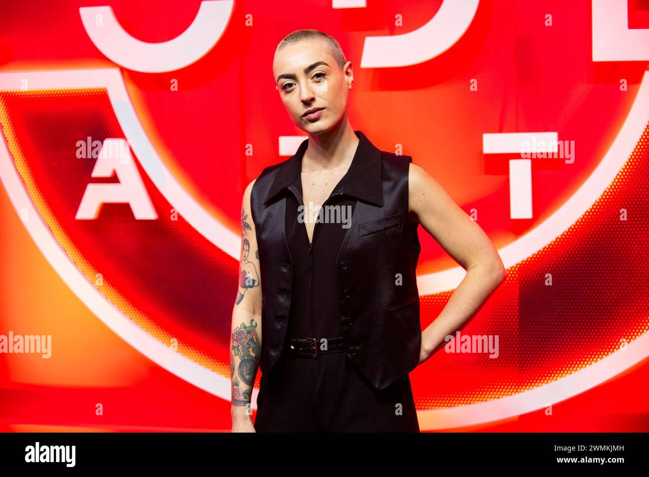 Natalie Liconti arrives at the premiere of "Code 8: Part II" on Monday ...