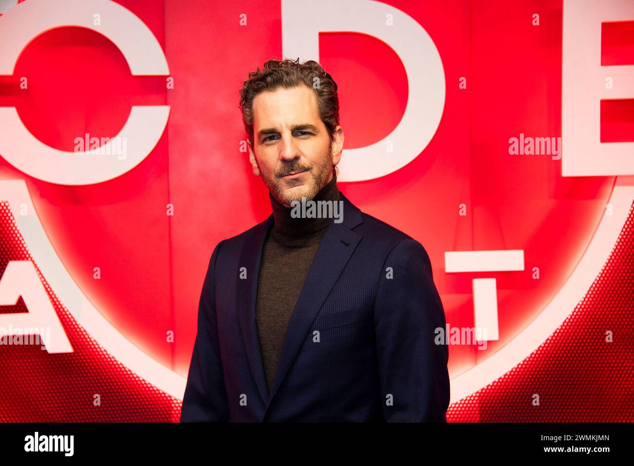 Aaron Abrams arrives at the premiere of "Code 8: Part II" on Monday ...