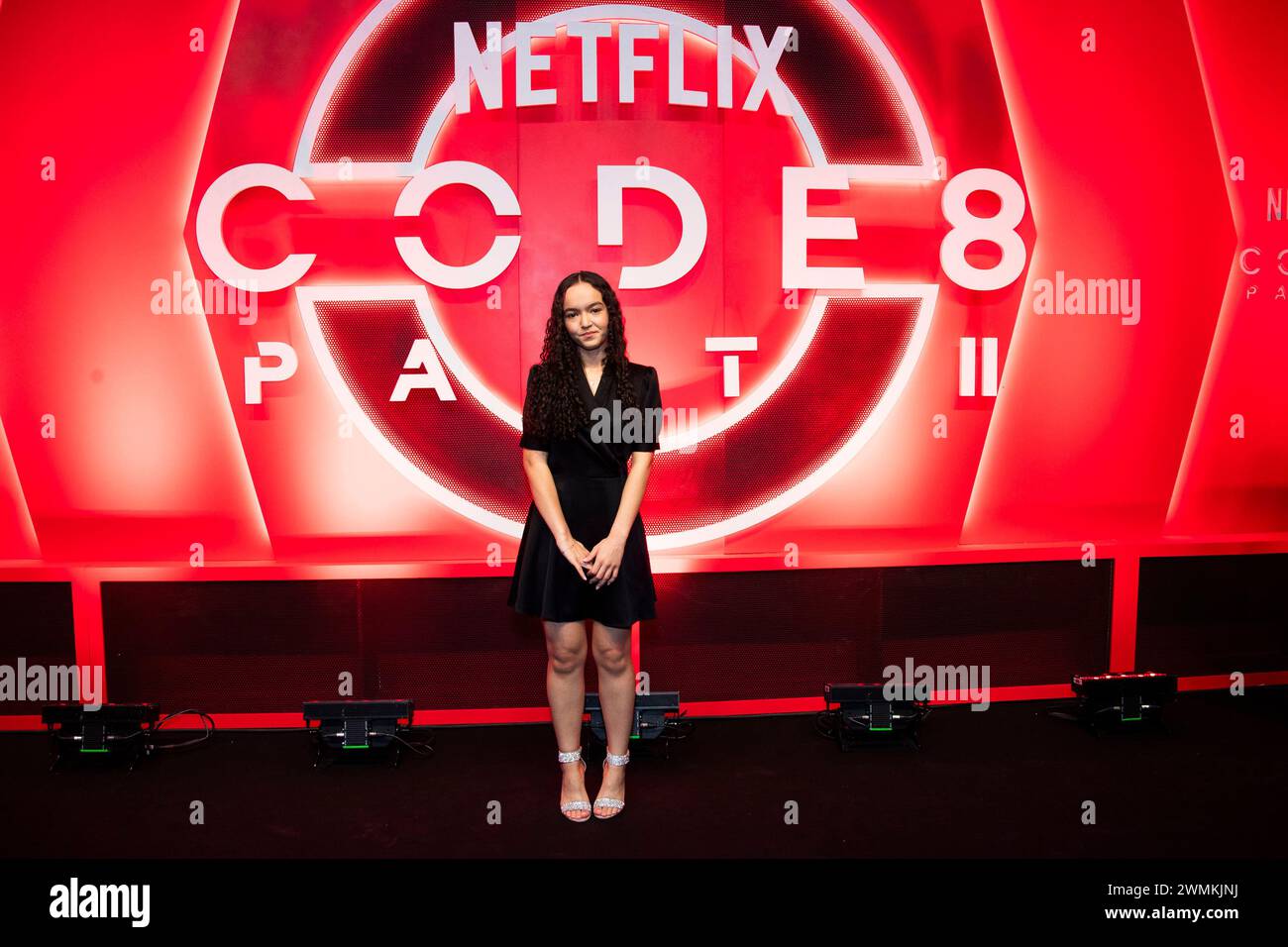 Sirena Gulamgaus arrives at the premiere of "Code 8: Part II" on Monday ...