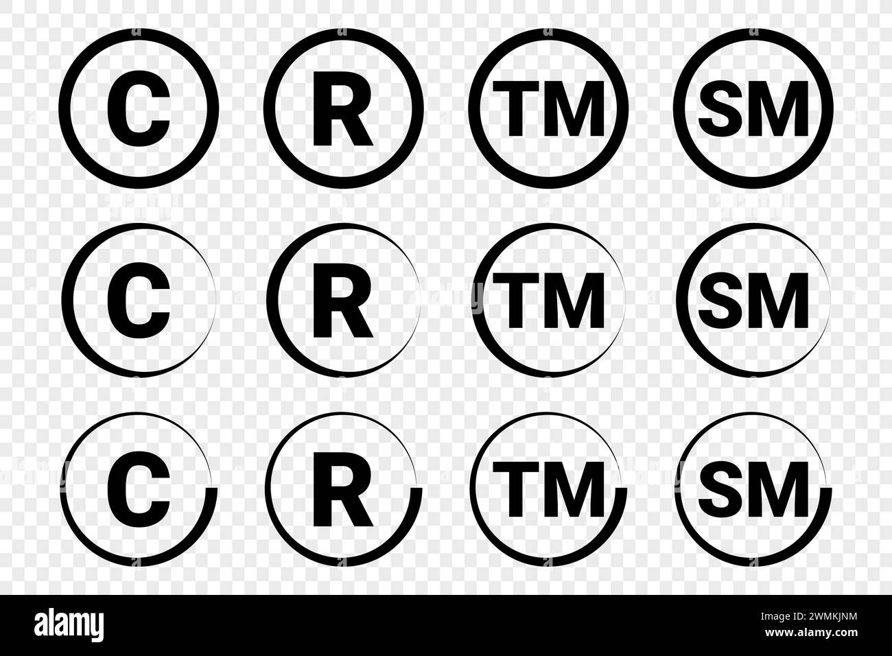 Trademark registration Black and White Stock Photos & Images - Alamy