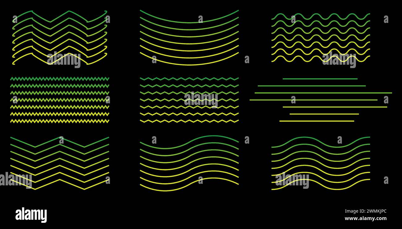 Thin wavy lines seamless pattern. Repeatable wavy zigzag lines vector ... Thin wavy lines seamless pattern. Repeatable wavy zigzag lines vector ...