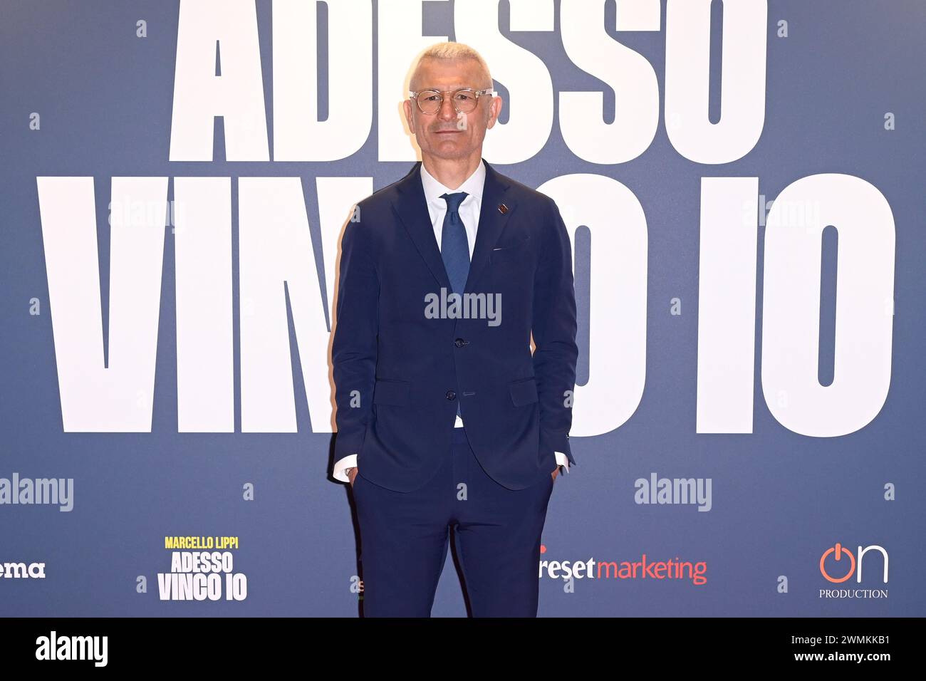 Rome, Italy. 26th Feb, 2024. Fabrizio Ravanelli attends the red carpet ...