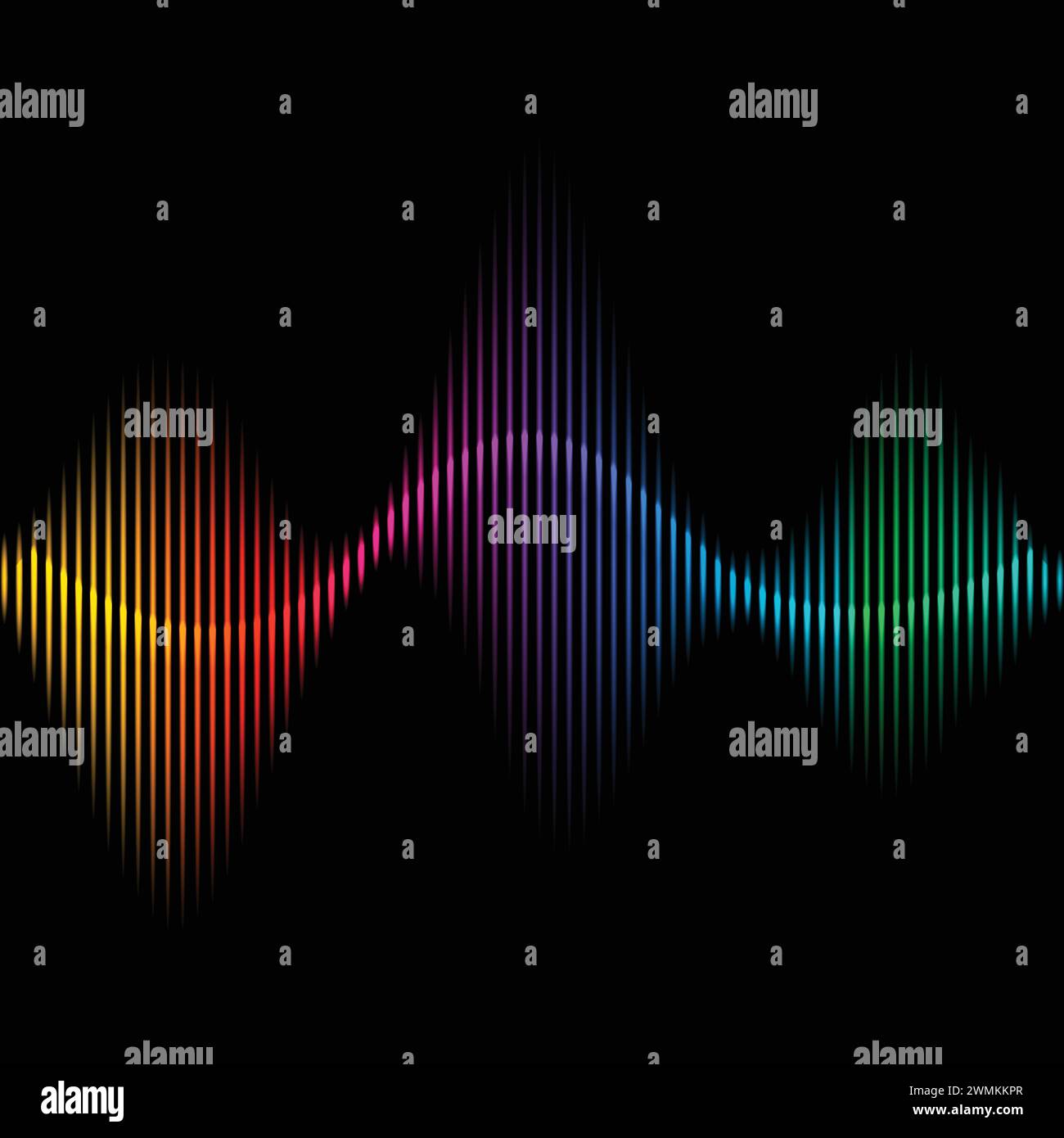 Sound wave lines gradient background Stock Vector Image & Art - Alamy