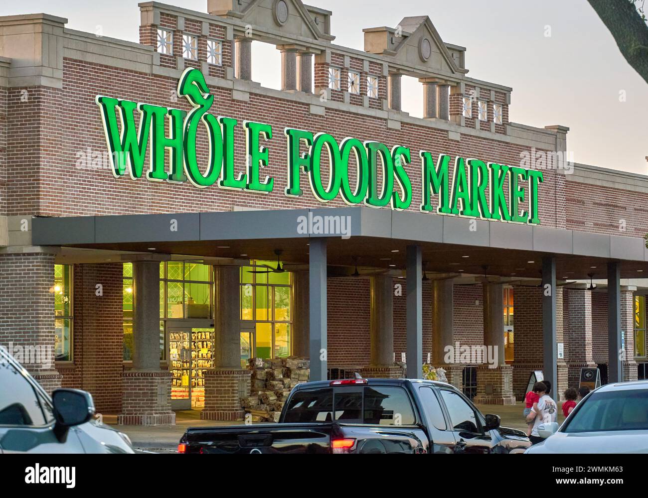 Dallas TX, USA - February 25, 2024: Entrance to Whole Foods Market ...