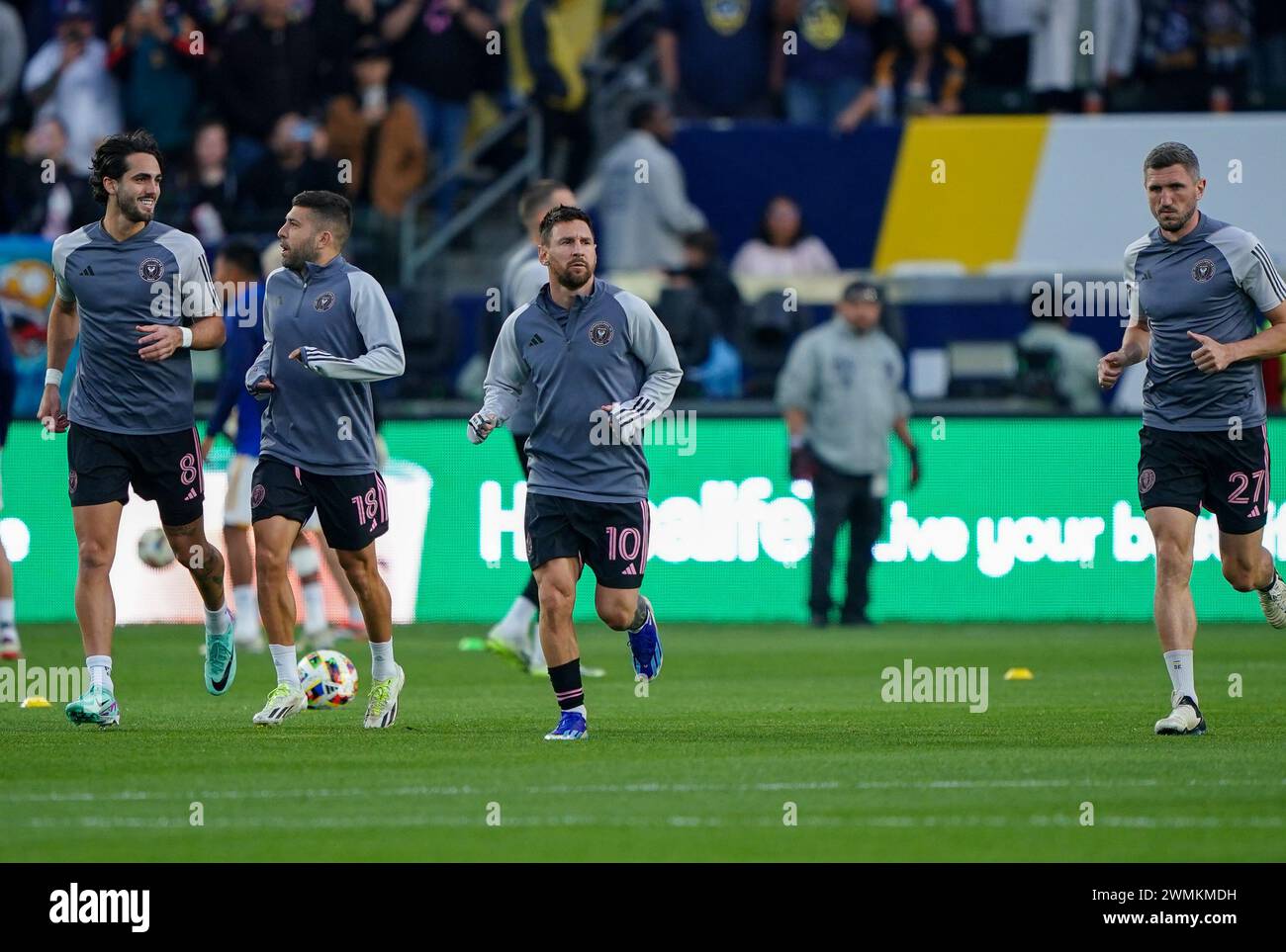 Carson, California, USA. 25th Feb, 2024. Inter Miami midfielder ...