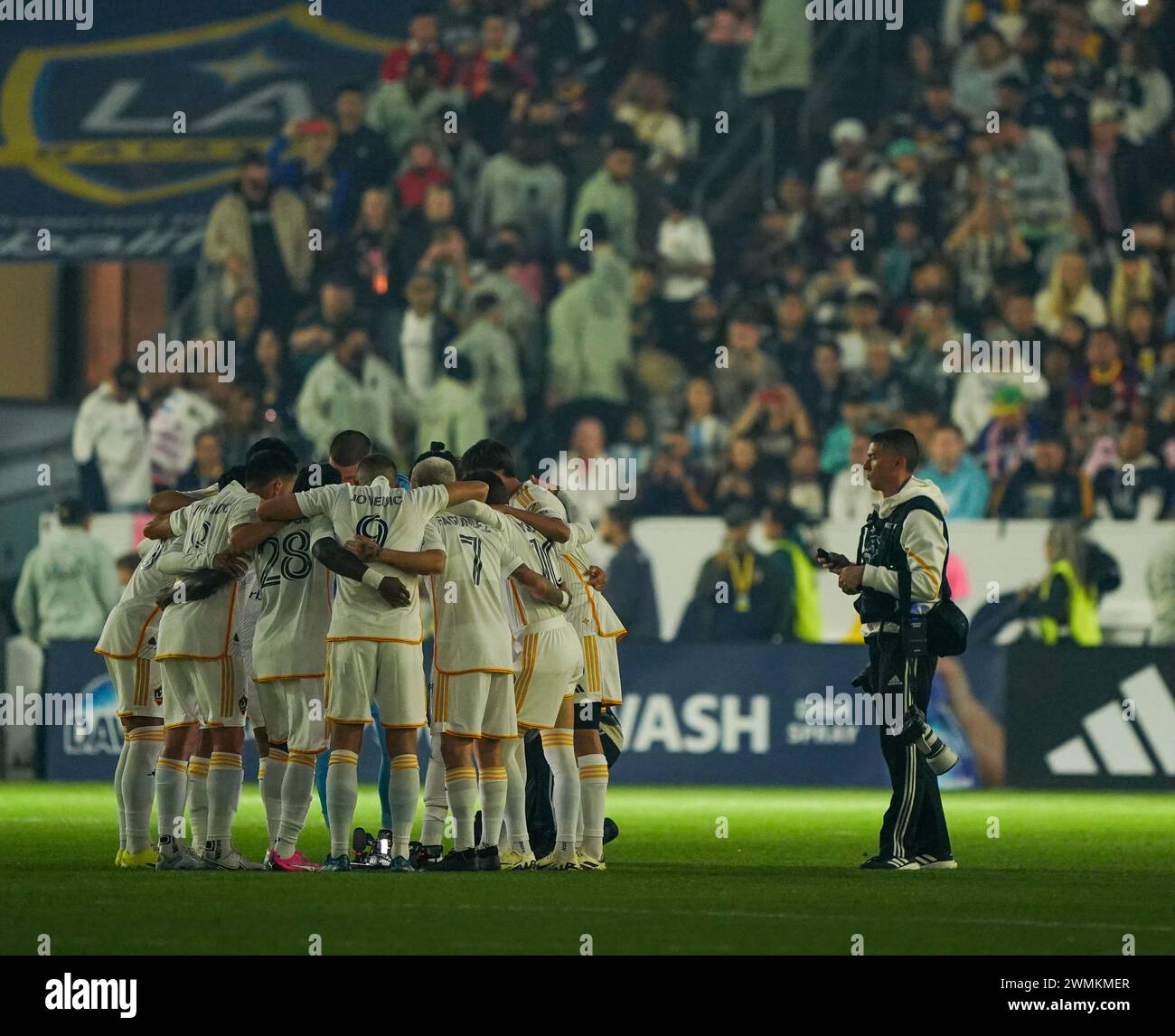 Carson, California, USA. 25th Feb, 2024. Los Angeles Galaxy team ...