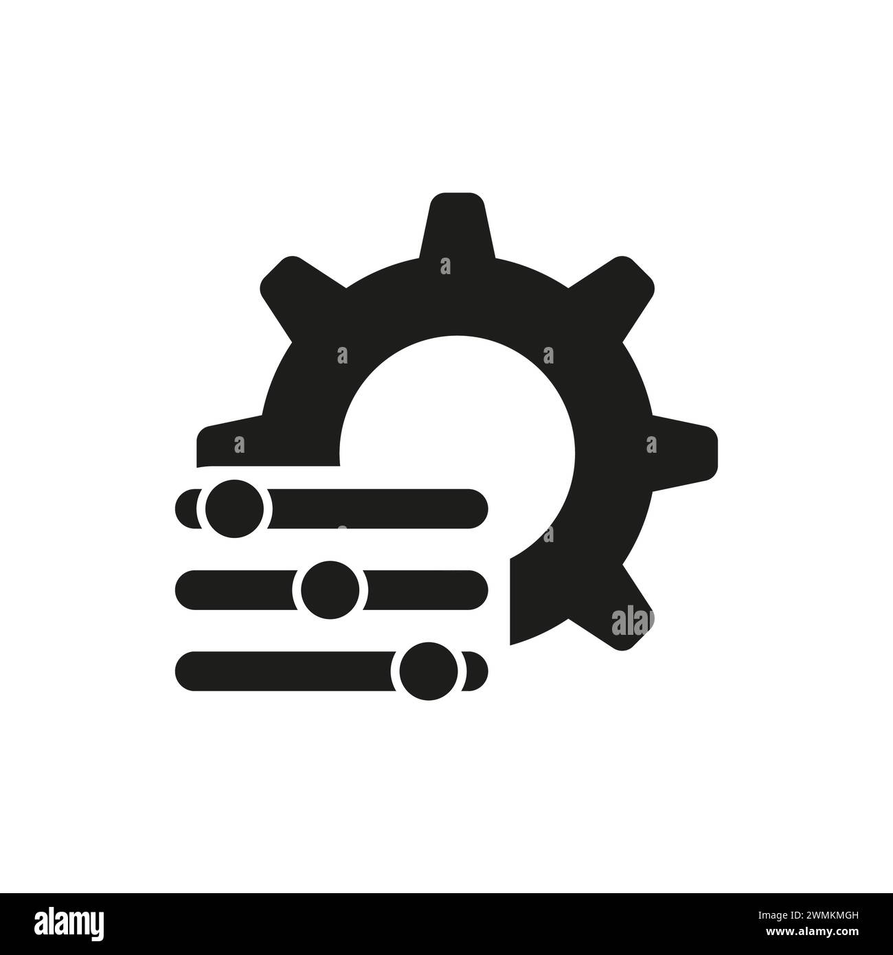 Sync gear Stock Vector Images - Alamy