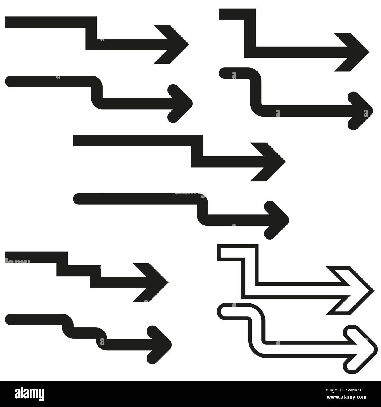 Directional arrow steps. Sequential flow design. Simple, abstract ... Directional arrow steps. Sequential flow design. Simple, abstract ...