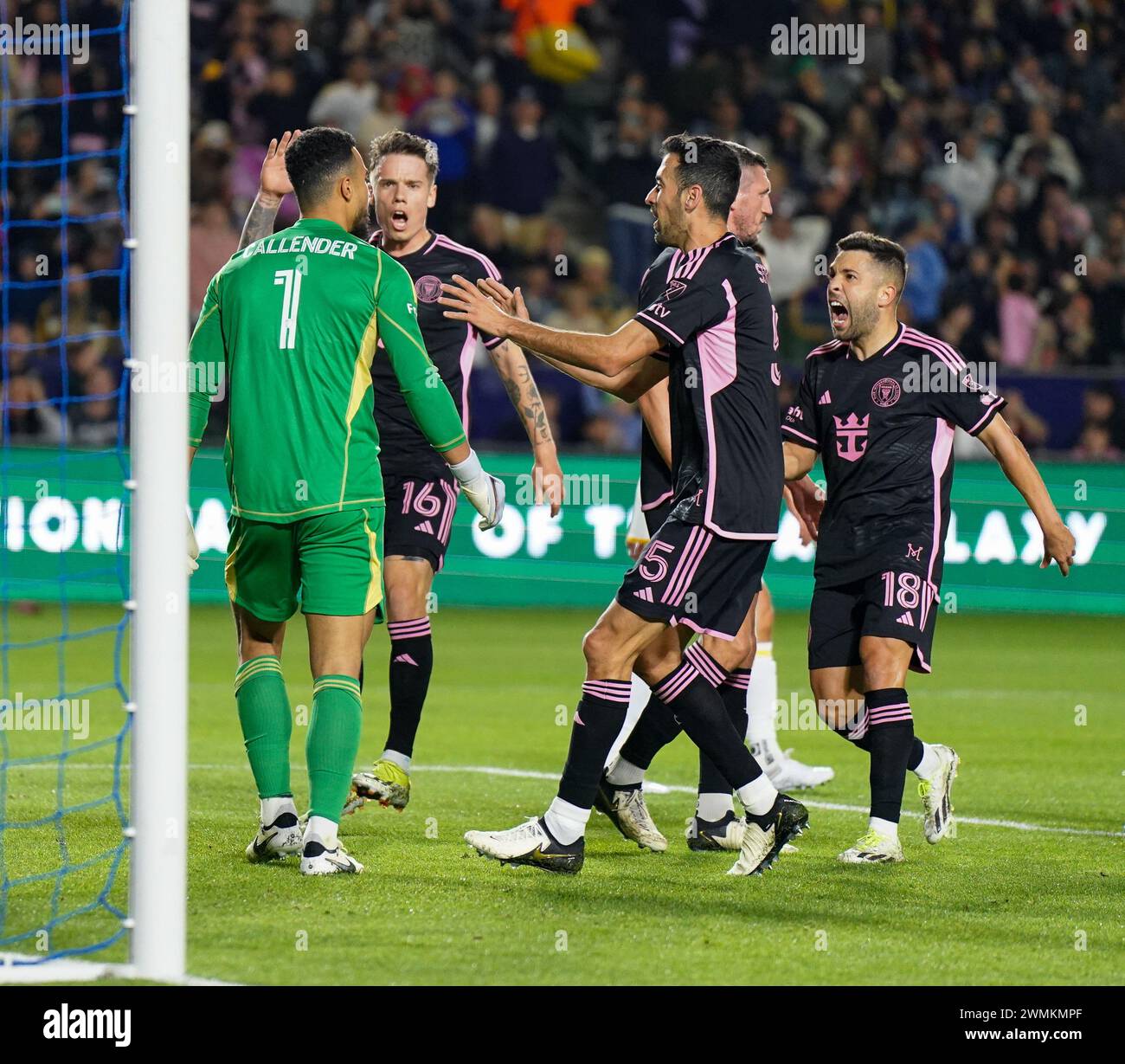 Carson, California, USA. 25th Feb, 2024. Inter Miami midfielder SERGIO ...