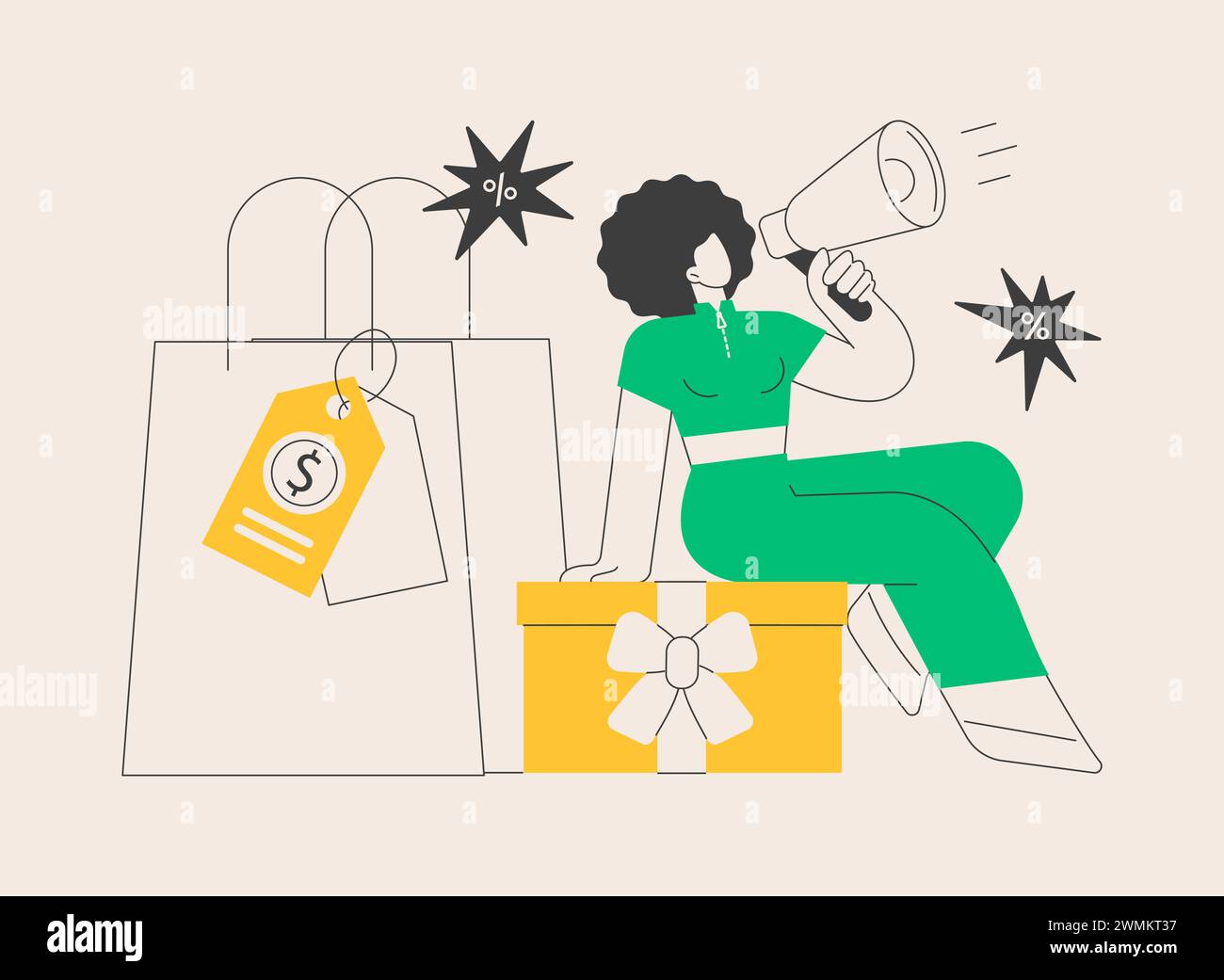 Sales promotion abstract concept vector illustration Stock Vector Image ...