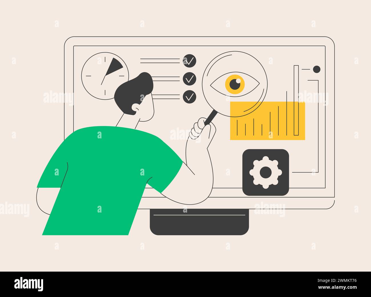 Vision statement abstract concept vector illustration Stock Vector ...