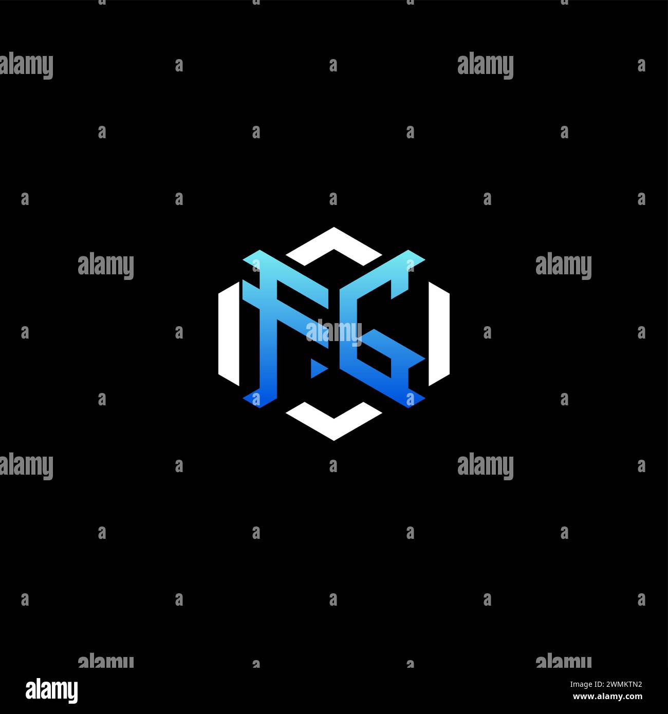 FG initial gaming concept ideas for esport team, twitch, streamer and ...