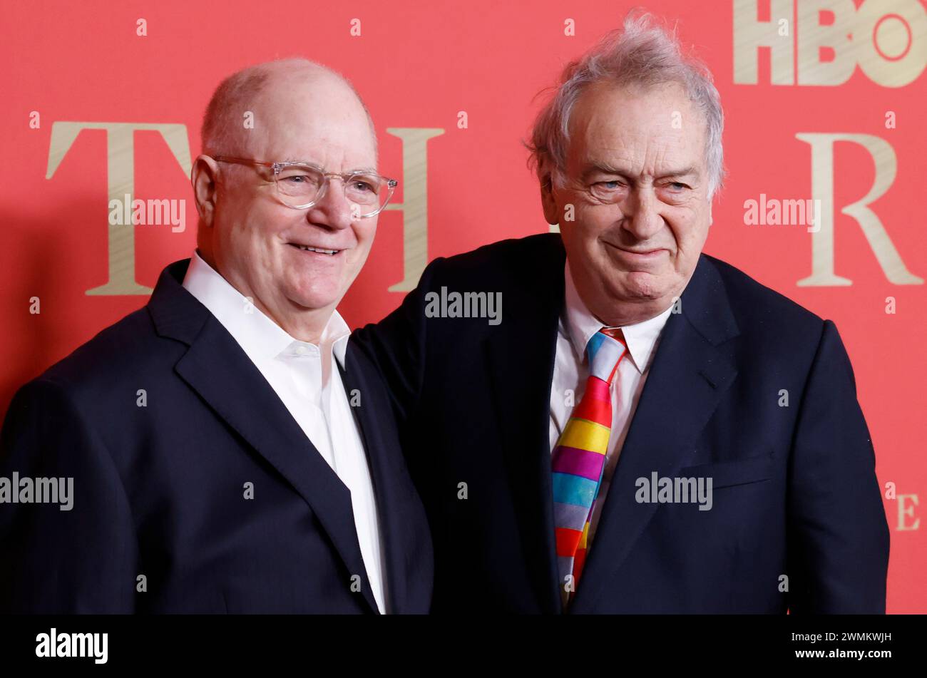 New York, United States. 26th Feb, 2024. Frank Rich and Stephen Frears ...