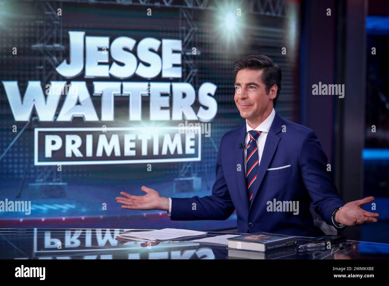 Jesse Watters hosts "Jesse Watters Primetime" on Monday, Feb. 26, 2024 ...