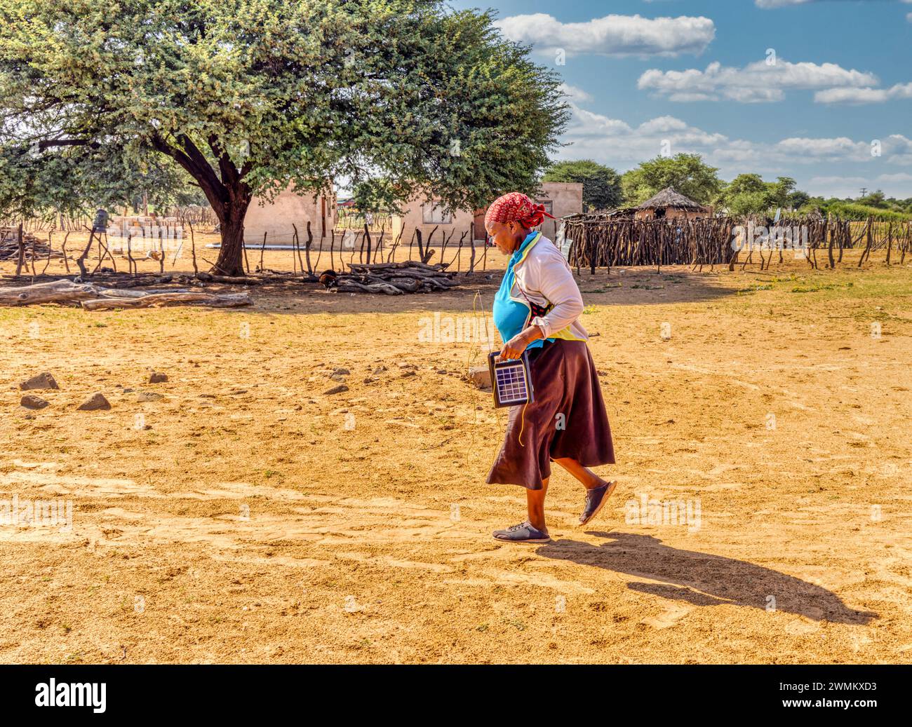 African villager electricity hi-res stock photography and images - Alamy