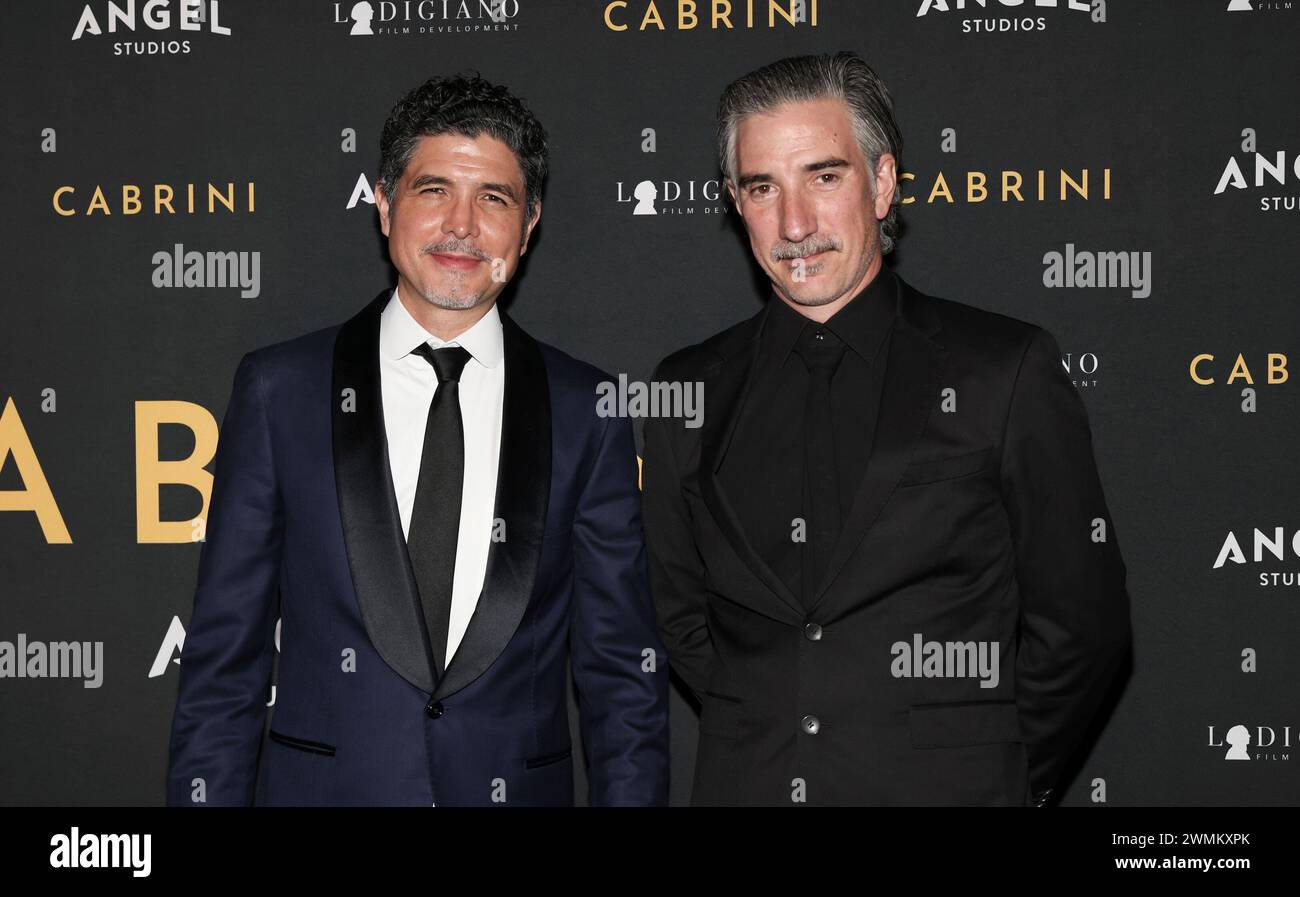 Alejandro Gomez Monteverde, left, and Gorka Gomez Andreu attend the ...