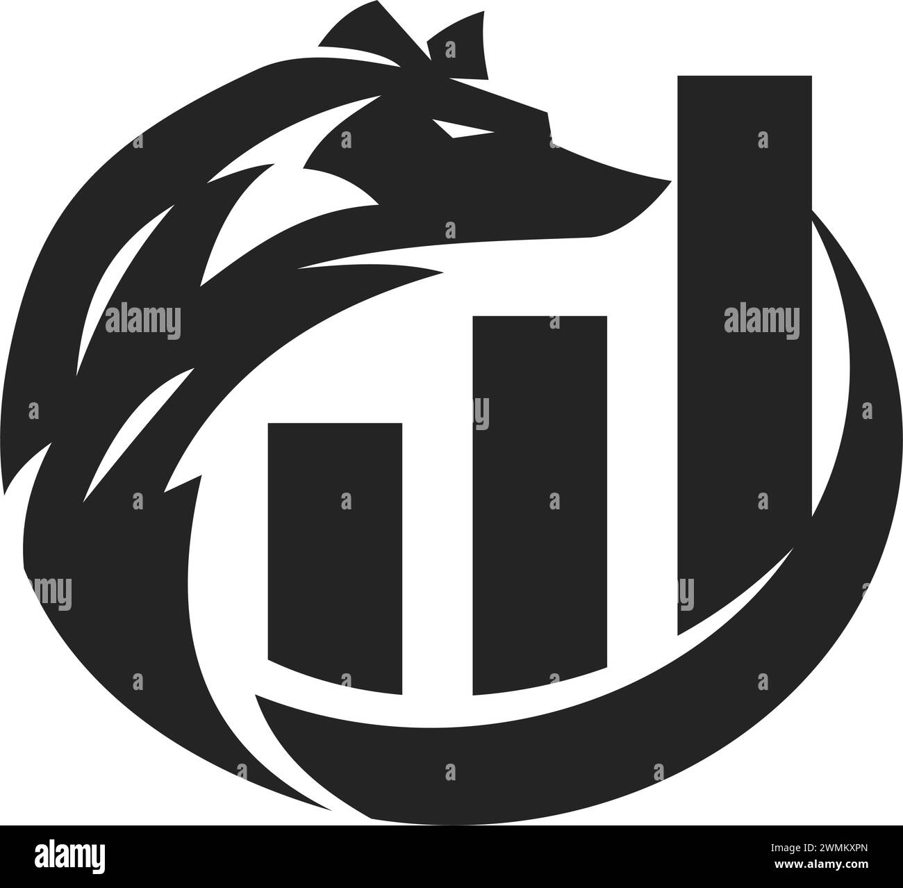 Wolf tech logo hi-res stock photography and images - Alamy