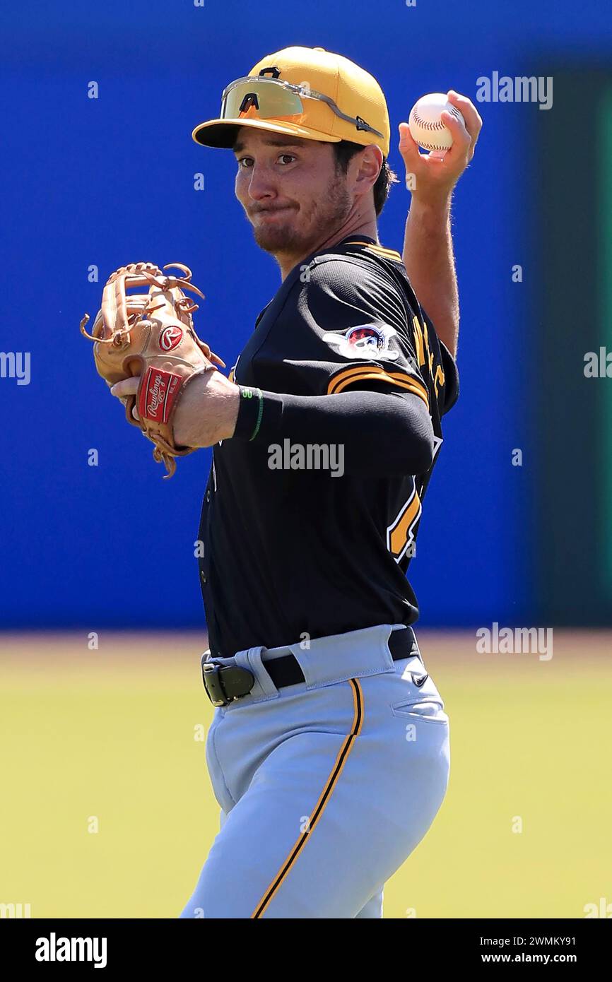 DUNEDIN, FL - FEBRUARY 26: Pittsburgh Pirates infielder Alika Williams ...