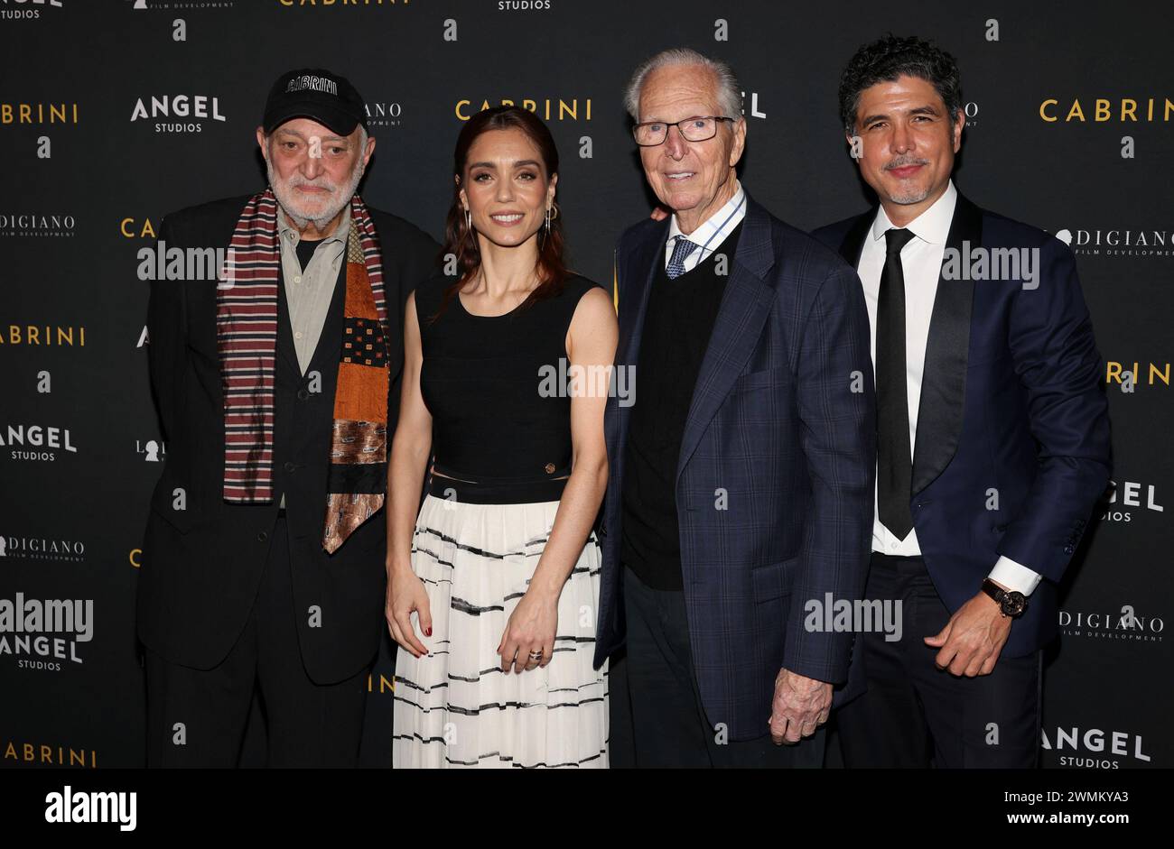 Jonathan Sanger, from left, Cristiana Dell'Anna, J. Eustace Wolfington ...