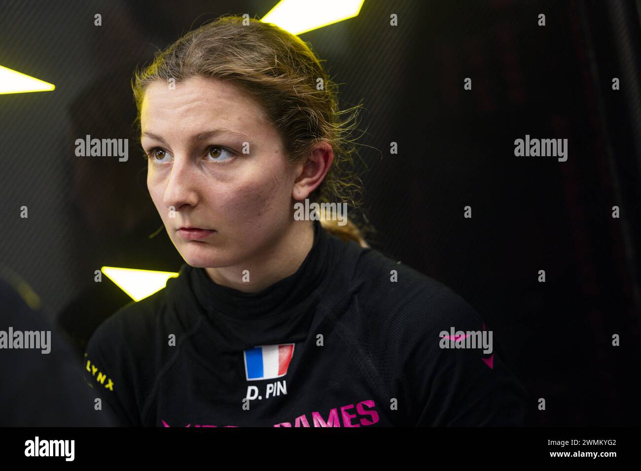 PIN Doriane (fra), Iron Dames, Lamborghini Huracan GT3 Evo2, portrait ...