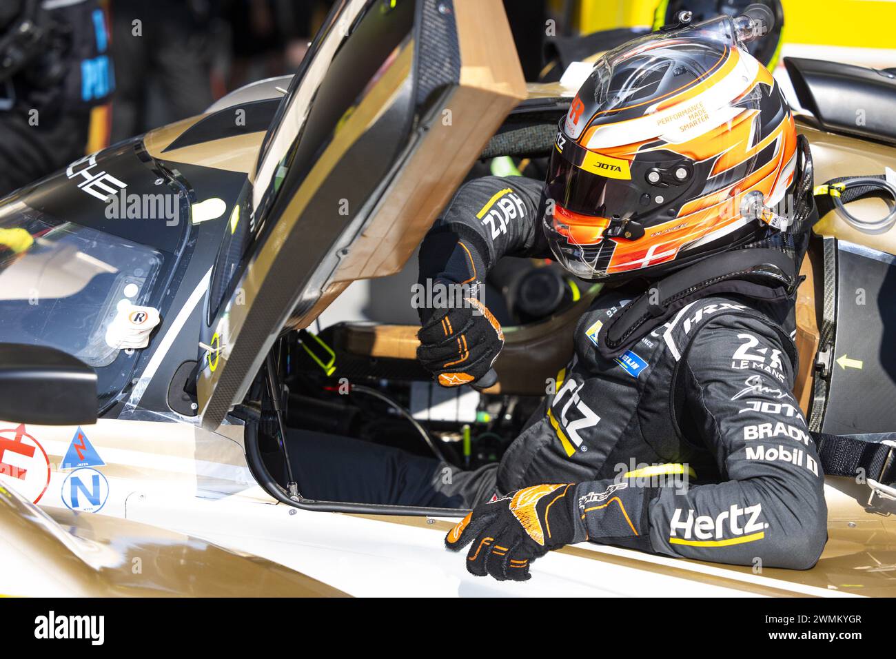 RASMUSSEN Oliver (dnk), Hertz Team Jota, Porsche 963, portrait during ...