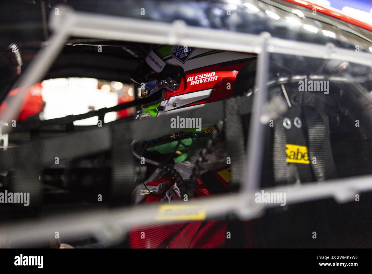 ROVERA Alessio (ita), Vista AF Corse, Ferrari 296 GT3, portrait during ...