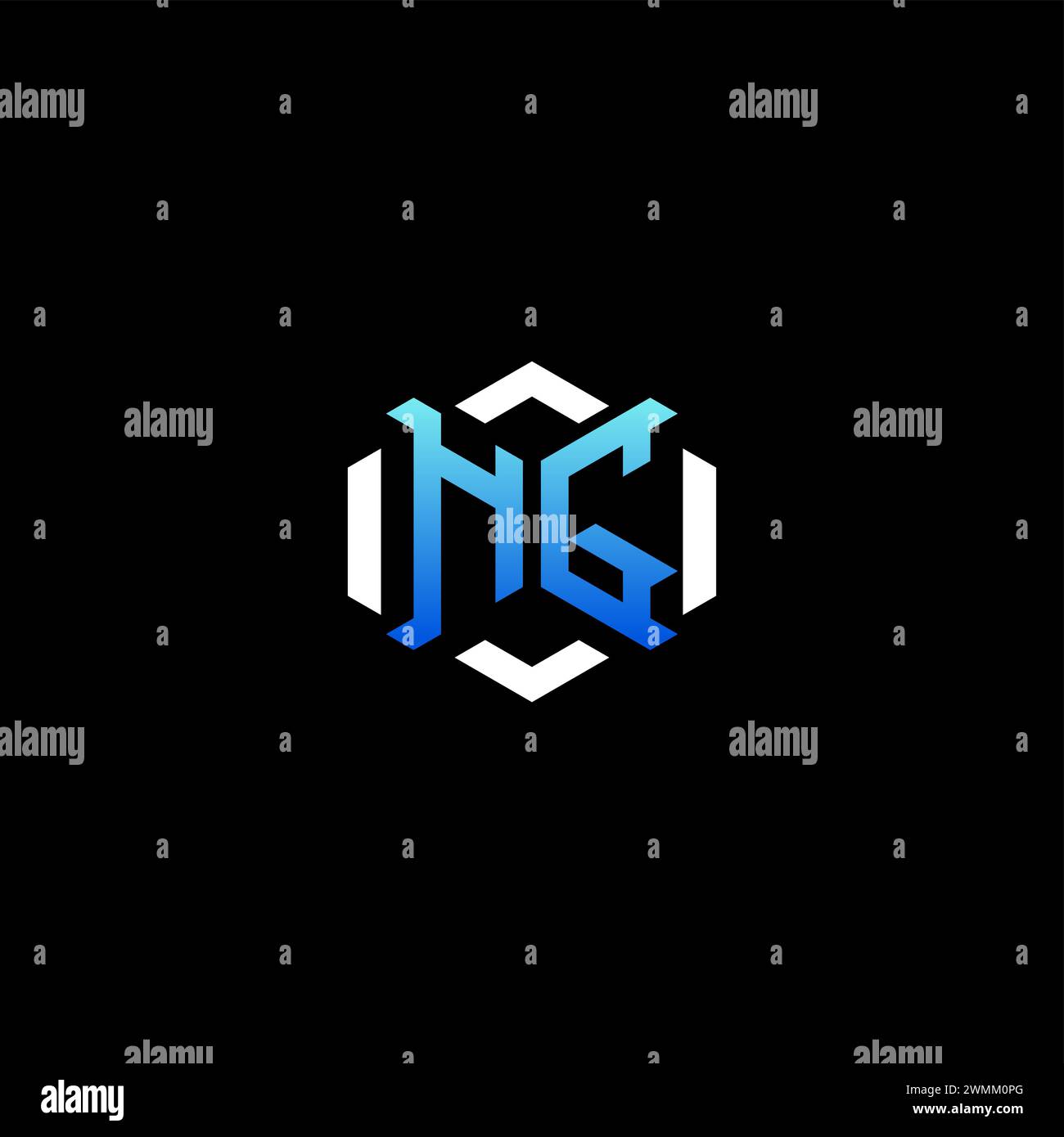 NG initial gaming concept ideas for esport team, twitch, streamer and gamer Stock Vector Image ...