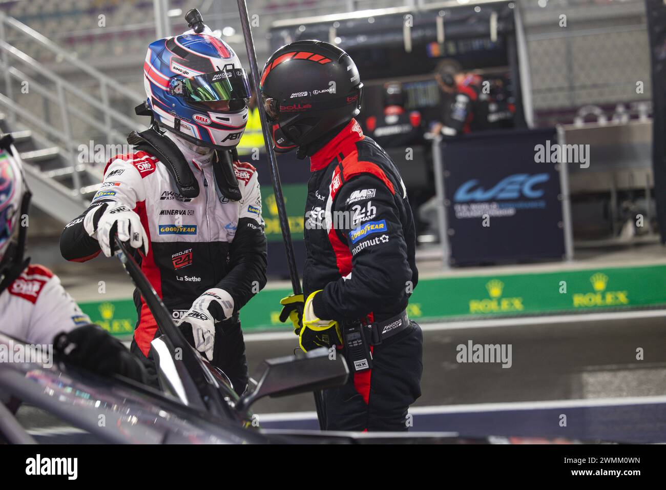 VAN DER LINDE Kelvin (zaf), Akkodis ASP Team, Lexus RC F GT3, portrait ...