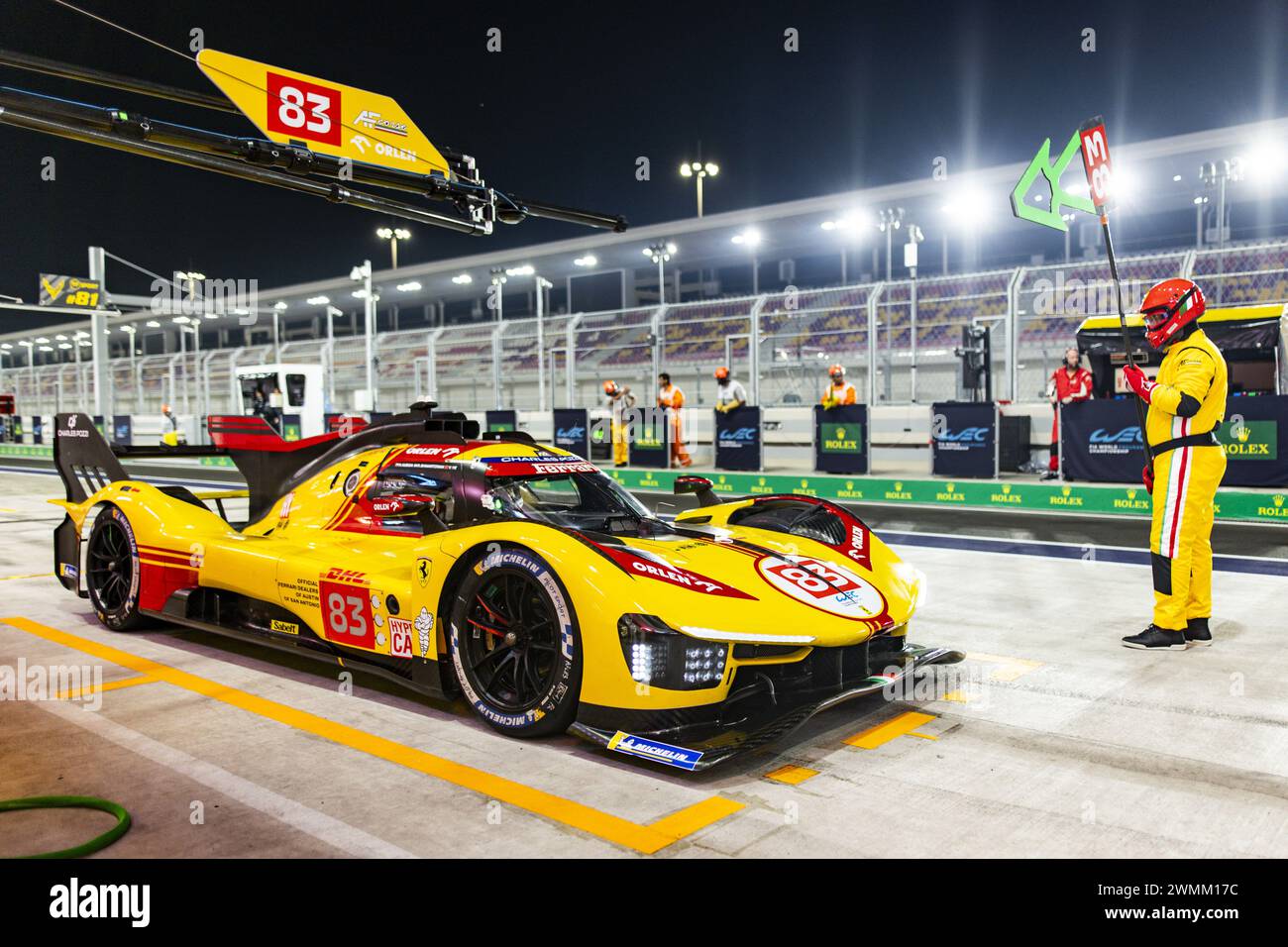 83 KUBICA Robert (pol), SHWARTZMAN Robert (isr), YE Yifei (chn), AF Corse, Ferrari 499P #83 ...