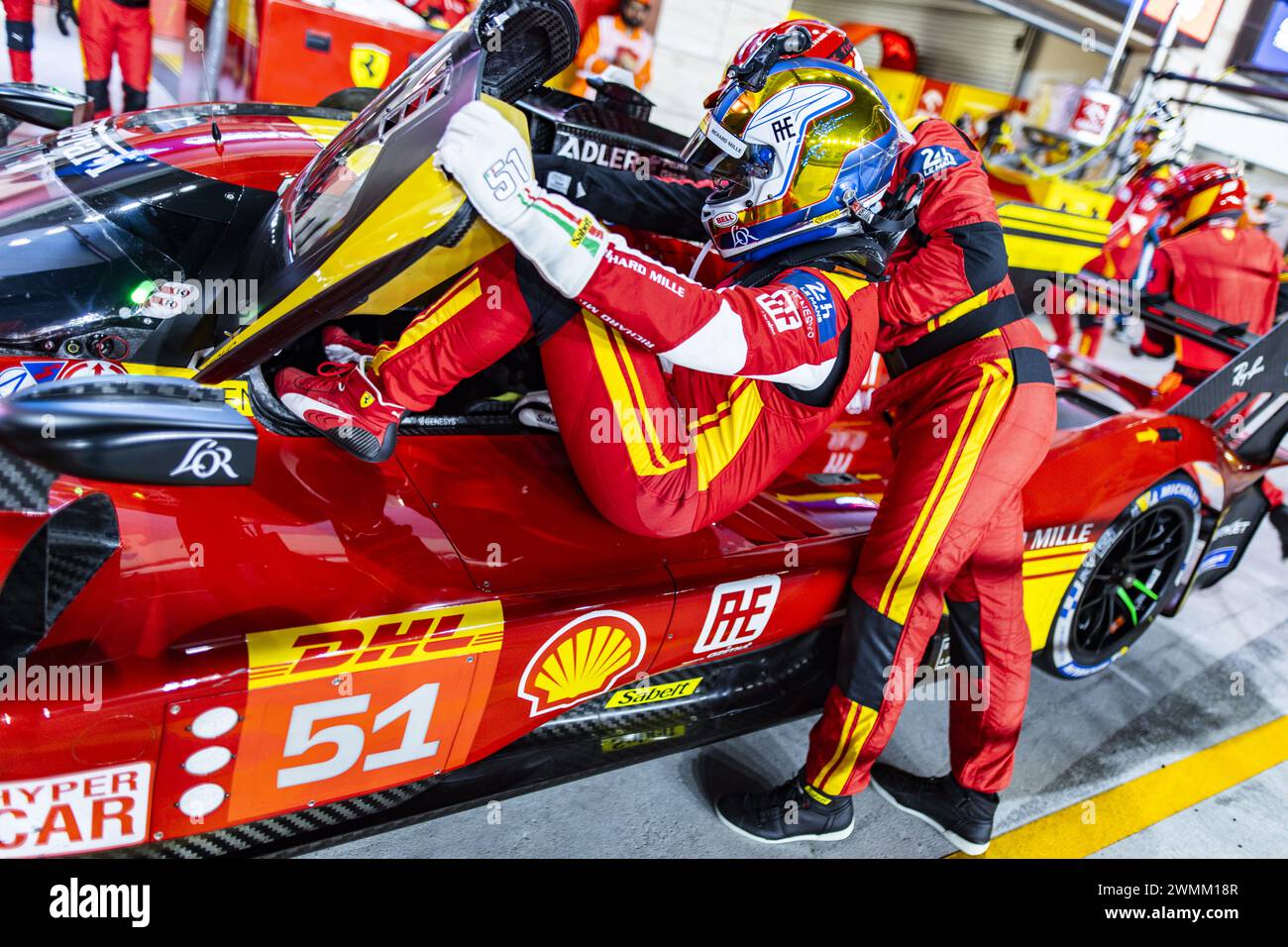 PIER GUIDI Alessandro (ita), Ferrari AF Corse, Ferrari 499P, portrait ...