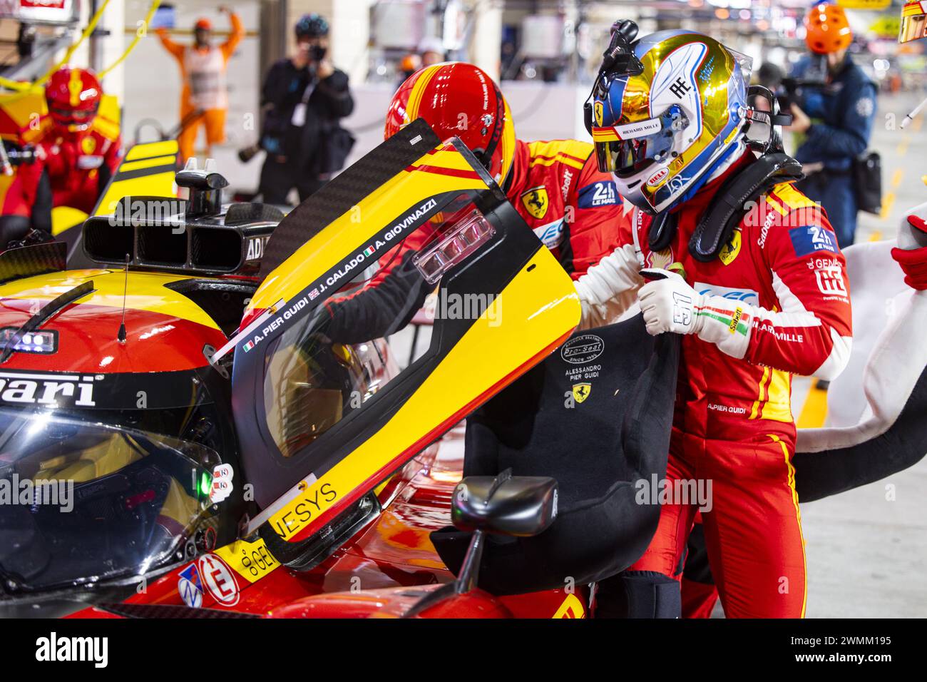 PIER GUIDI Alessandro (ita), Ferrari AF Corse, Ferrari 499P, portrait ...