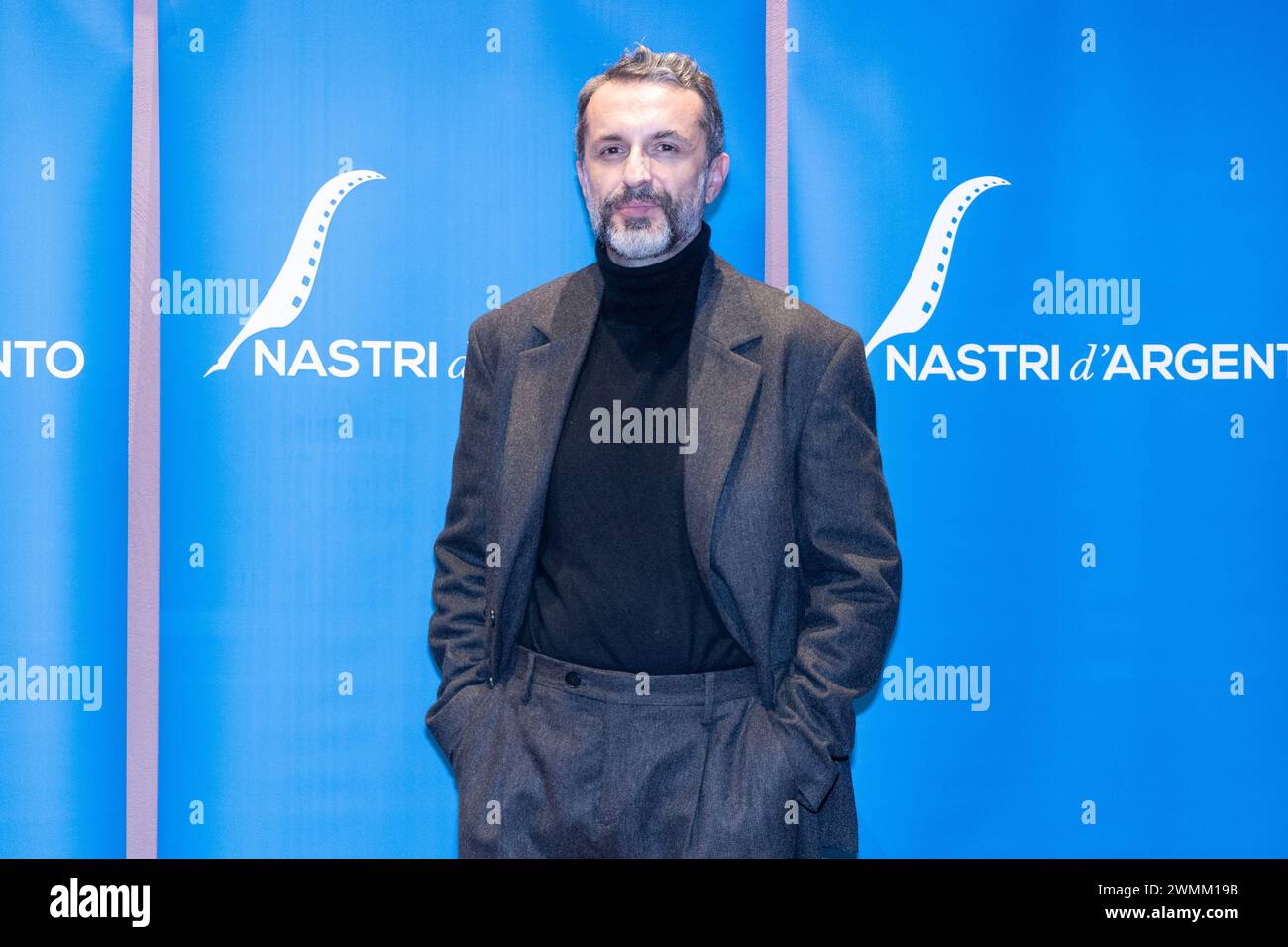 Rome, Italy. 26th Feb, 2024. Nicolangelo Gelormini attends the red ...