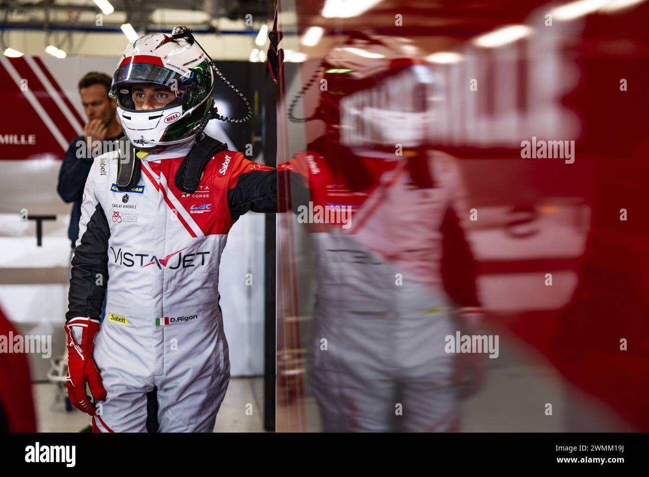 RIGON Davide (ita), Vista AF Corse, Ferrari 296 GT3, portrait during ...