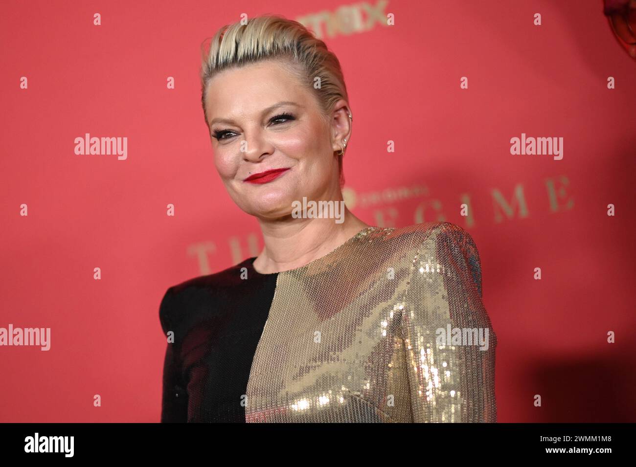 New York, USA. 26th Feb, 2024. Martha Plimpton attends the premiere of ...
