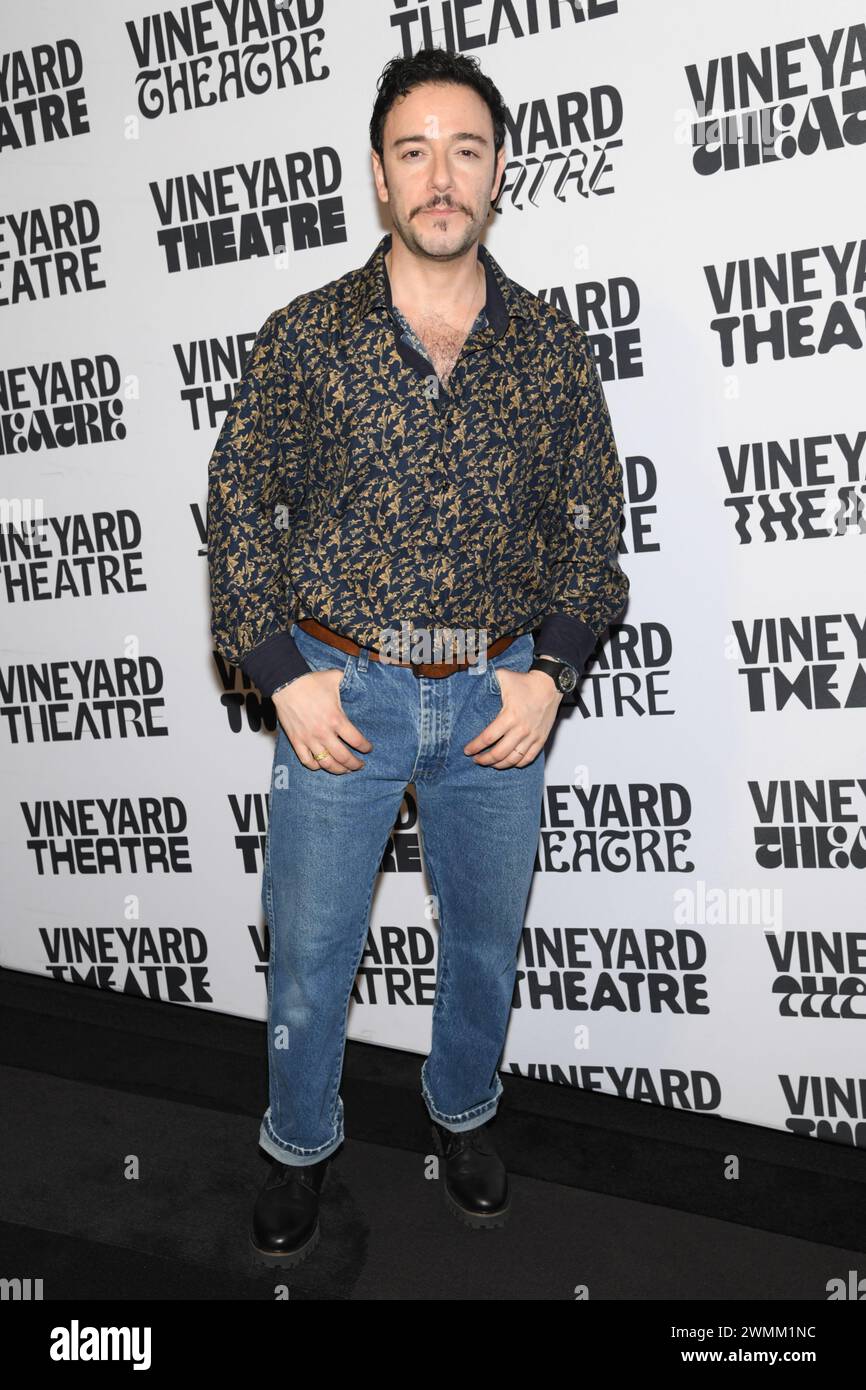 New York, USA. 26th Feb, 2024. Hadi Tabbal attending the Vineyard ...