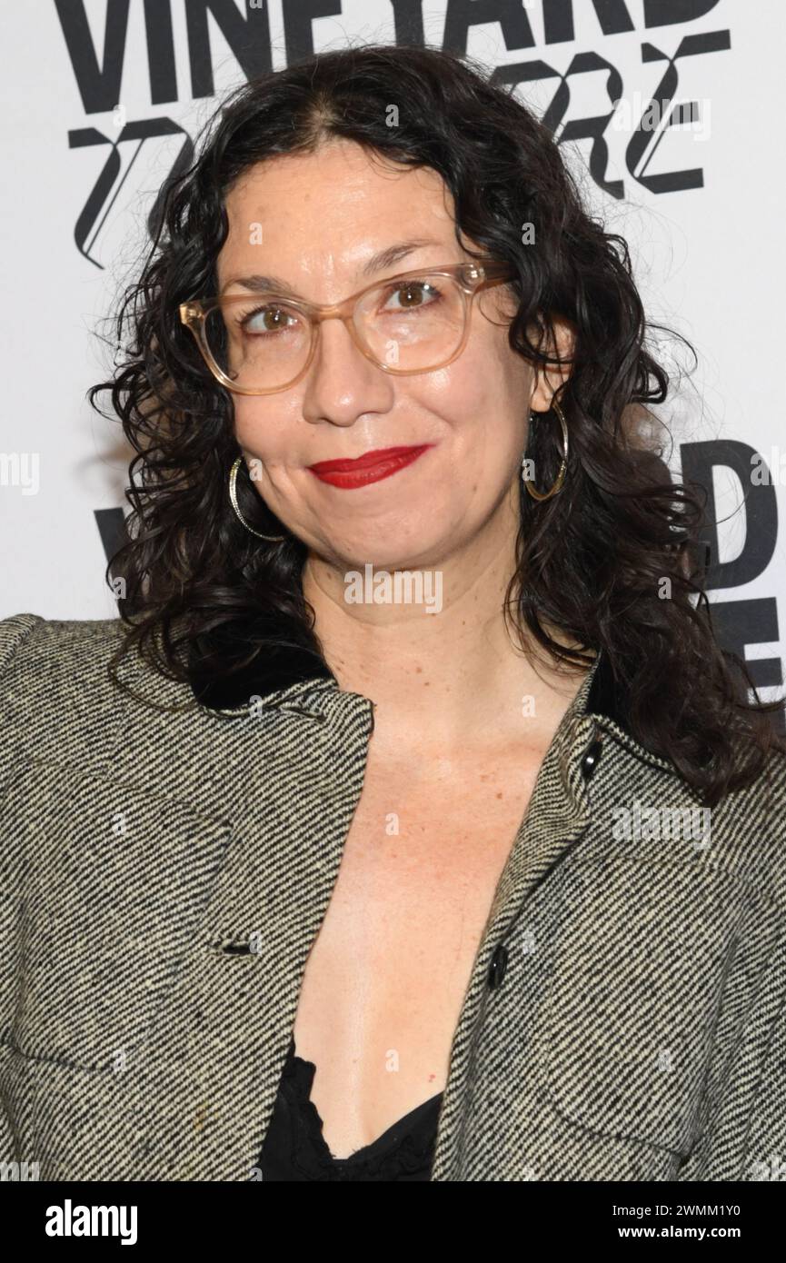 New York, USA. 26th Feb, 2024. Sarah Gancher attending the Vineyard ...