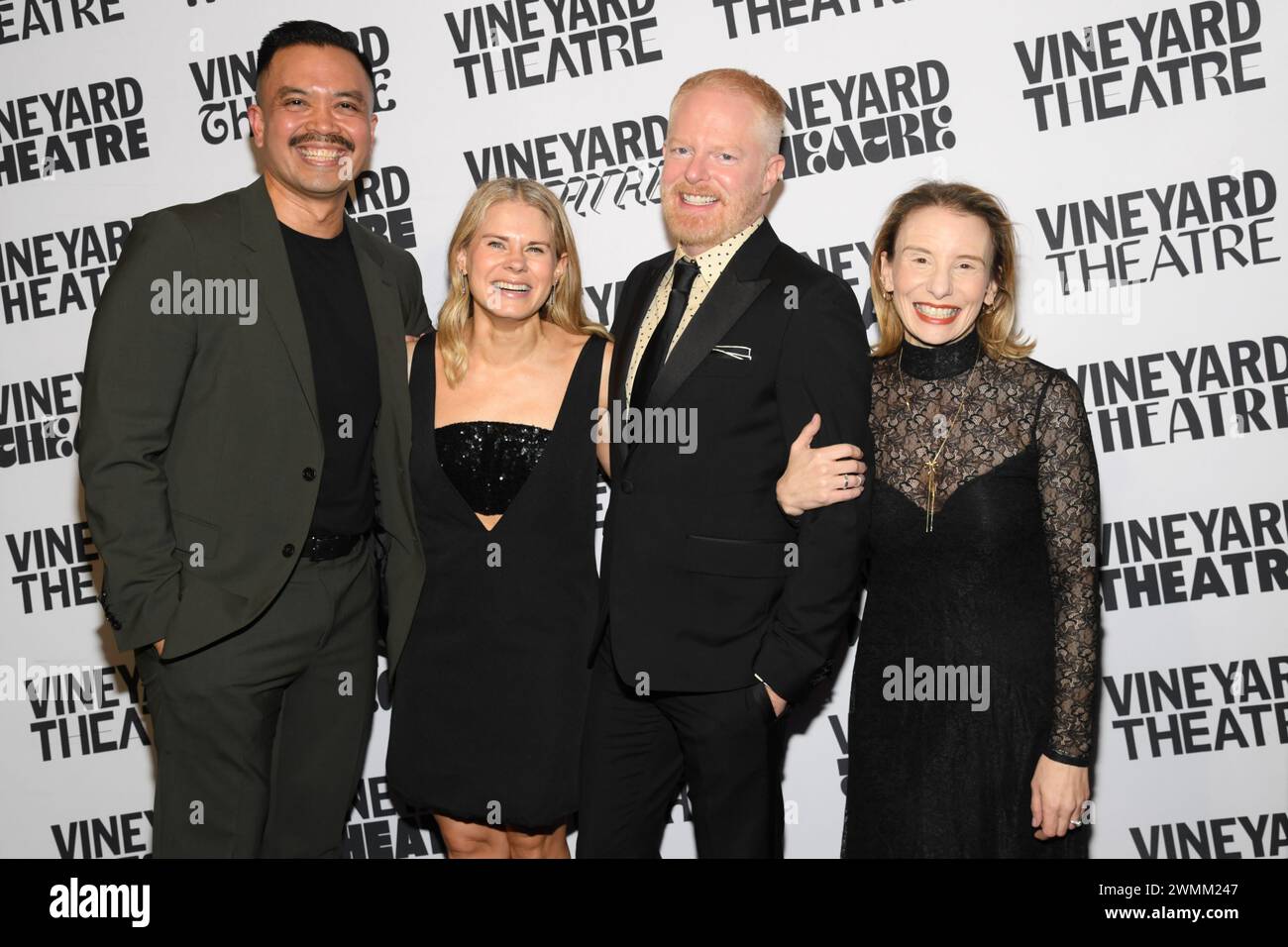 New York, USA. 26th Feb, 2024. Jose Llana, Celia Keenan Bolger, Jesse ...