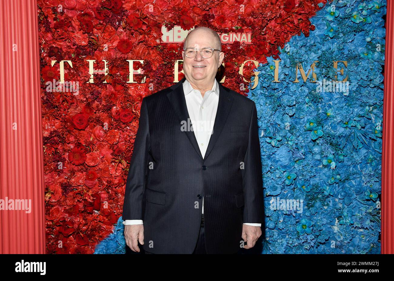 Frank Rich attends the premiere of HBO's "The Regime" at the American ...