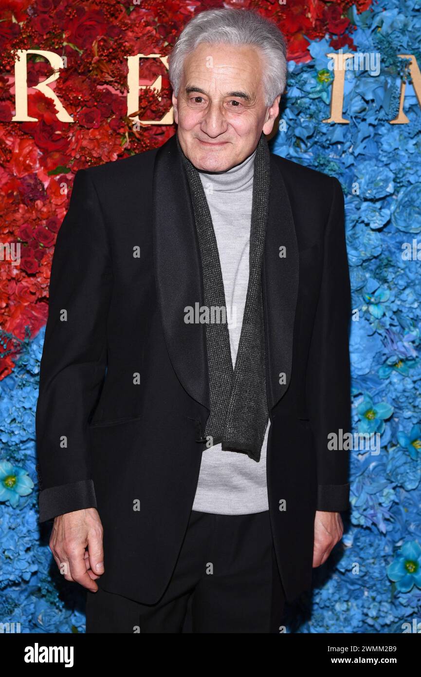 New York, USA. 26th Feb, 2024. Henry Goodman attends the premiere of ...